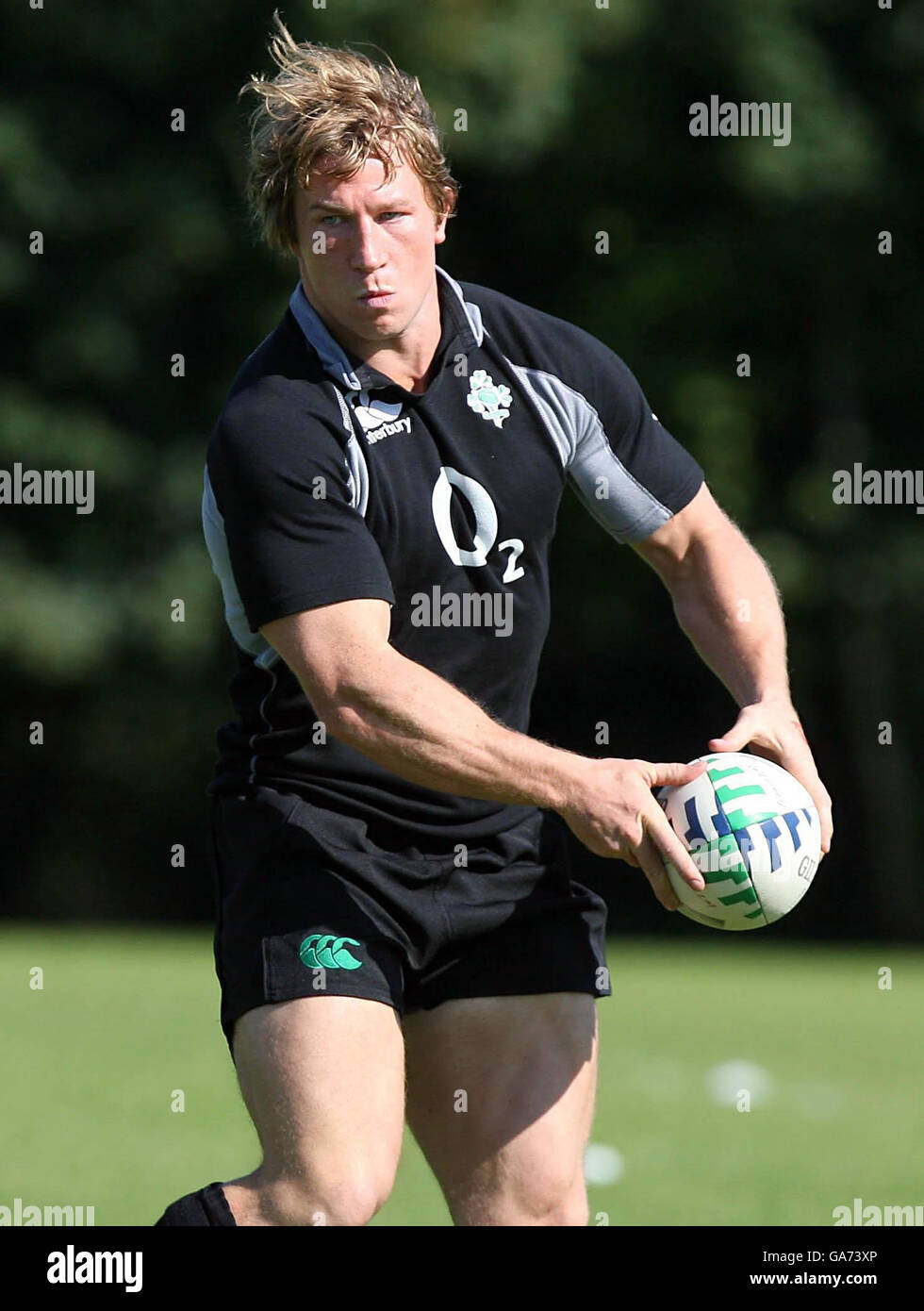 Rugby union ireland training st gerards school bray hi-res stock ...