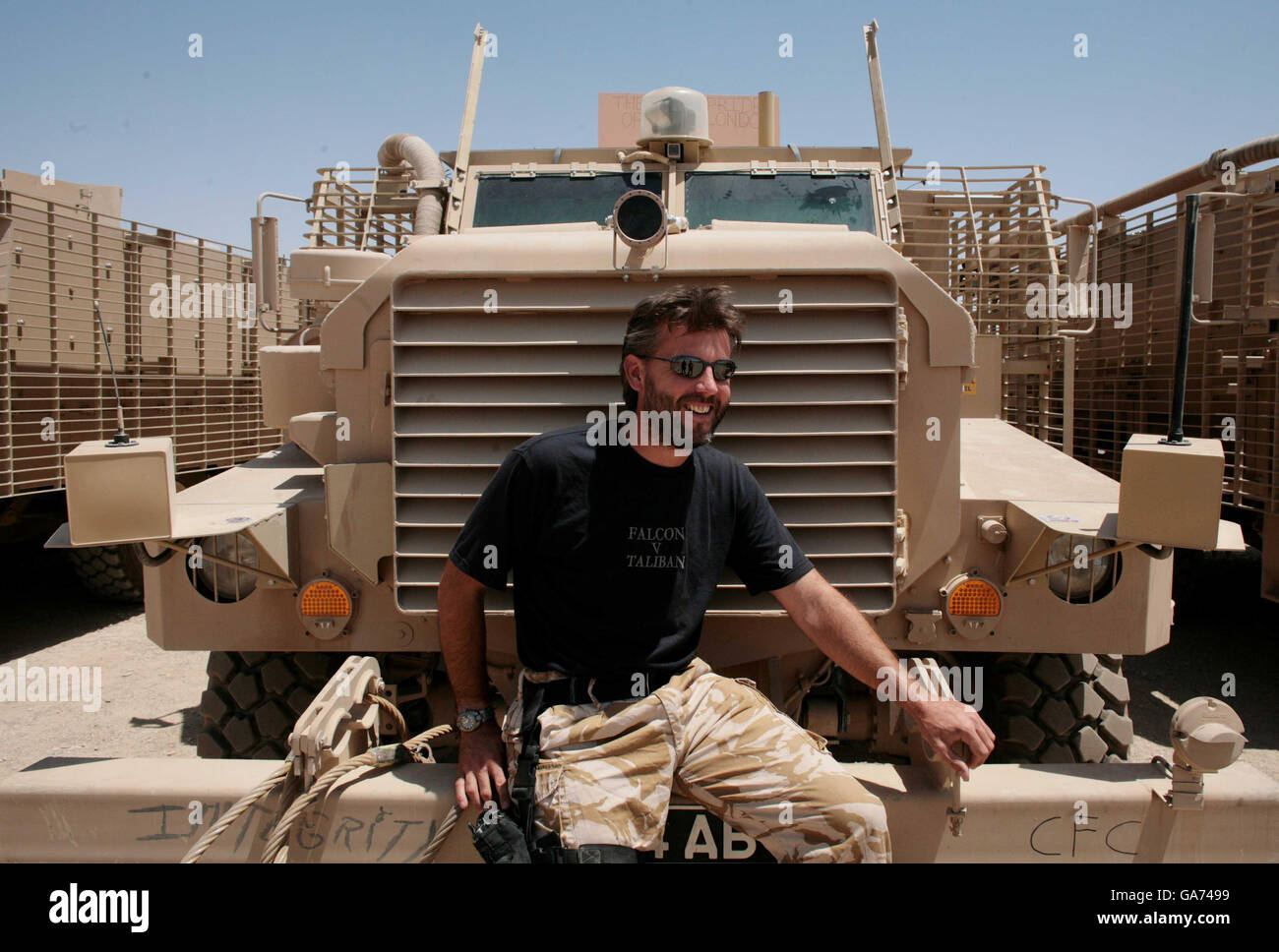 Major Nick Cowey, from Kent, serving with Falcon Squadron, Royal Tank ...