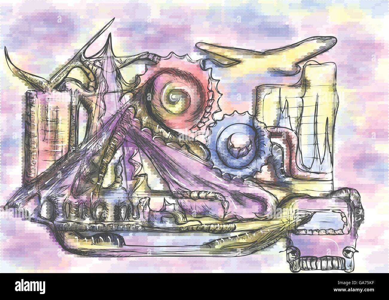 industry abstract background Stock Vector Image & Art - Alamy