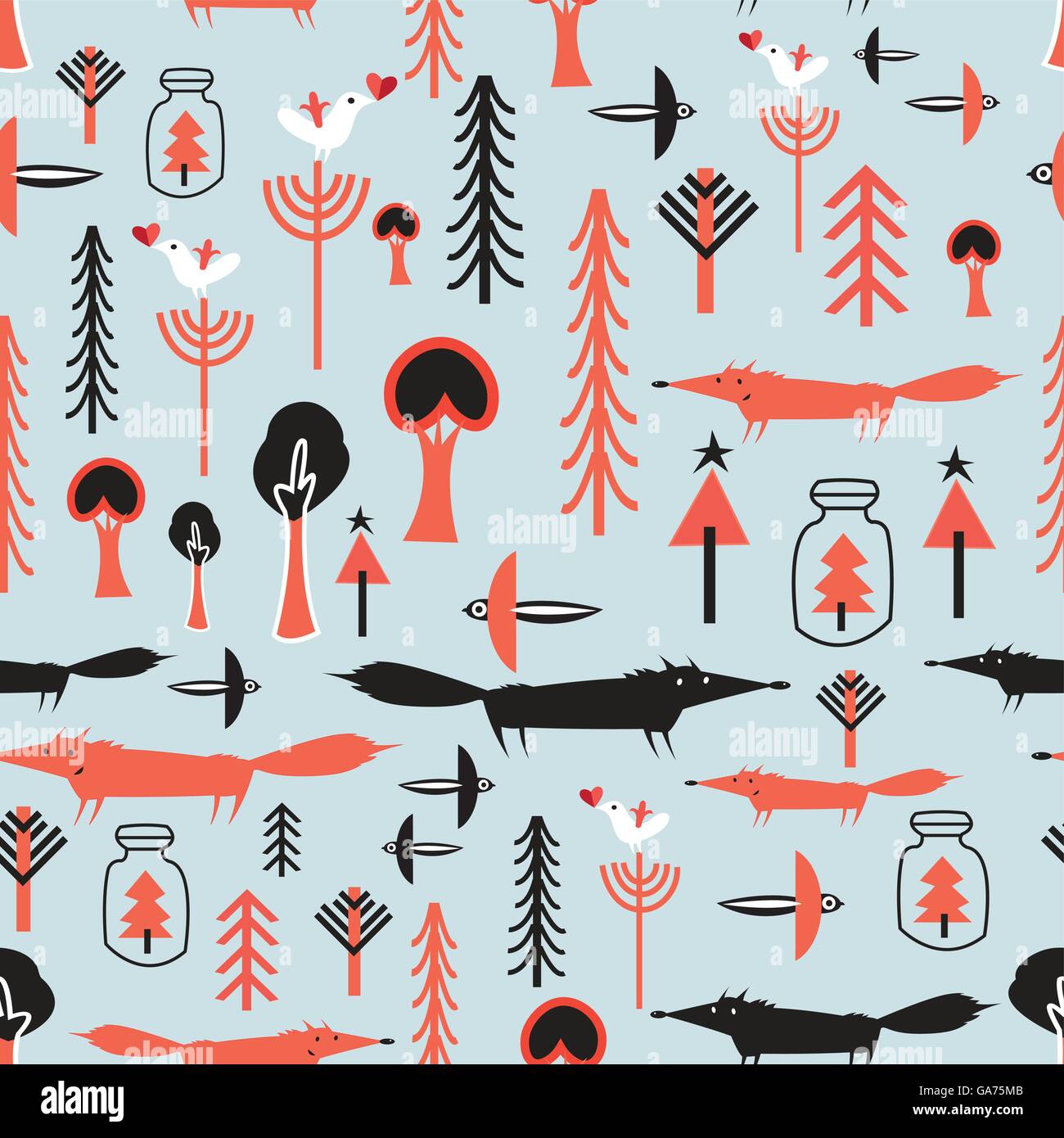 Cute cartoon fox sleeping Stock Vector Images - Alamy