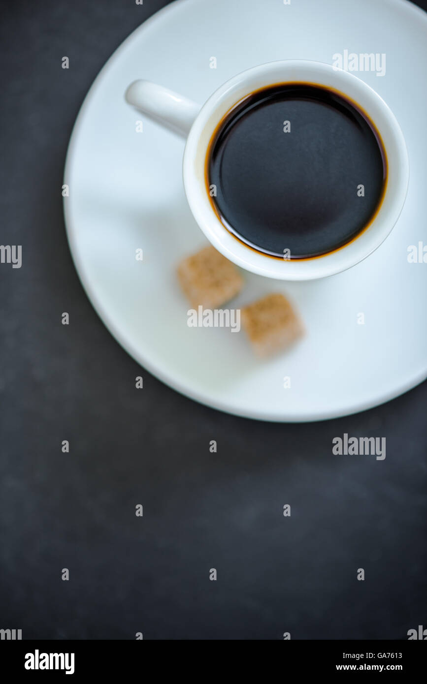 coffee shot background with copy space Stock Photo - Alamy