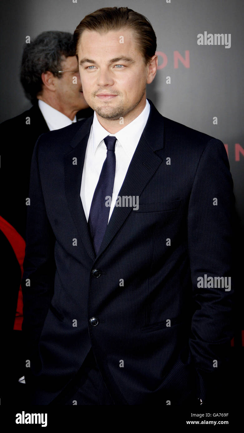 Leonardo DiCaprio at the LA premiere of "Inception" held at the Grauman ...