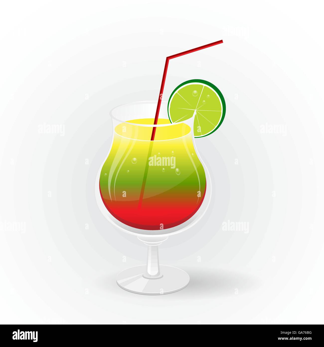 Cocktail lime slice cartoon icon Cut Out Stock Images & Pictures - Alamy