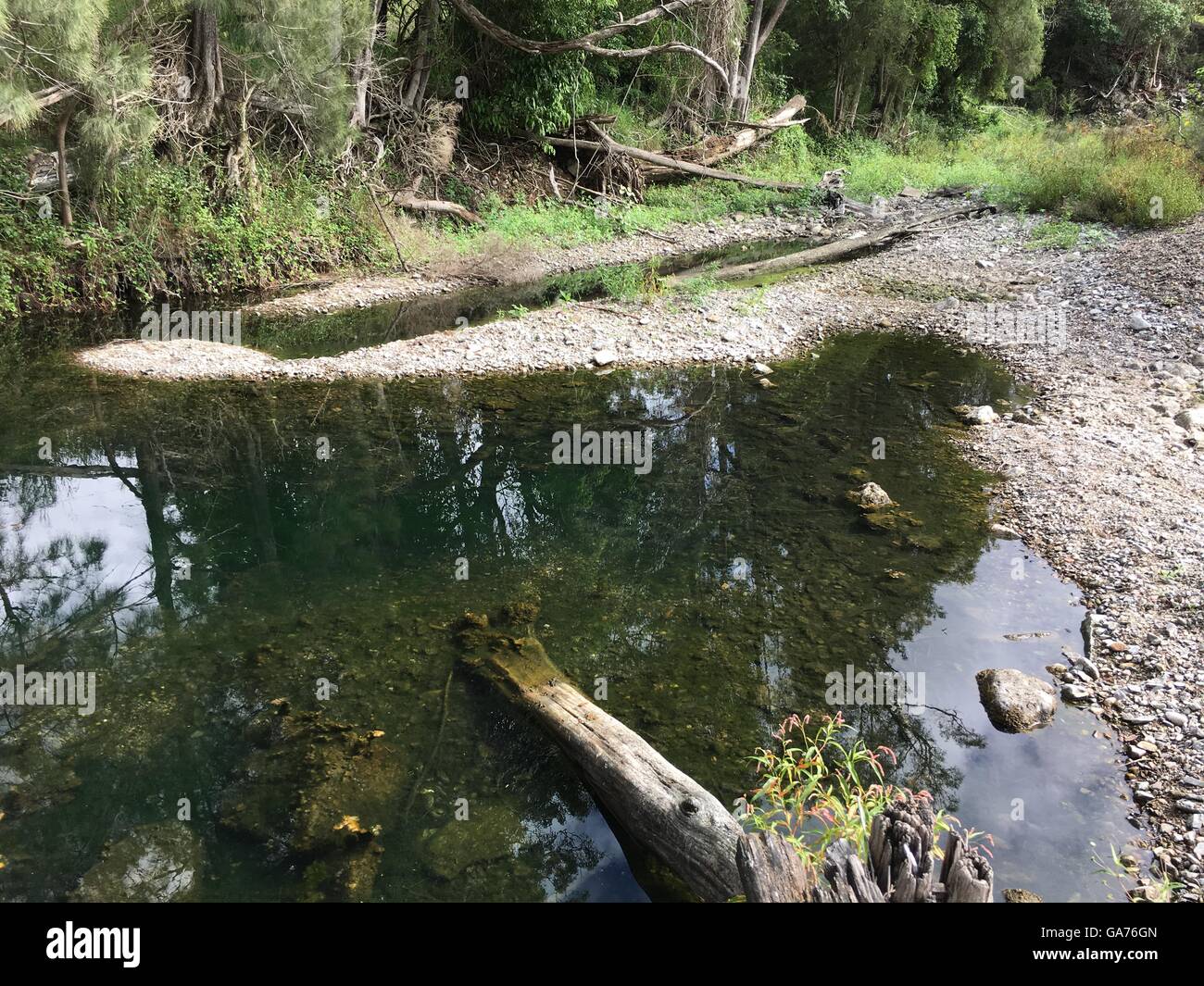 Puddle of Water Stock Photo - Alamy