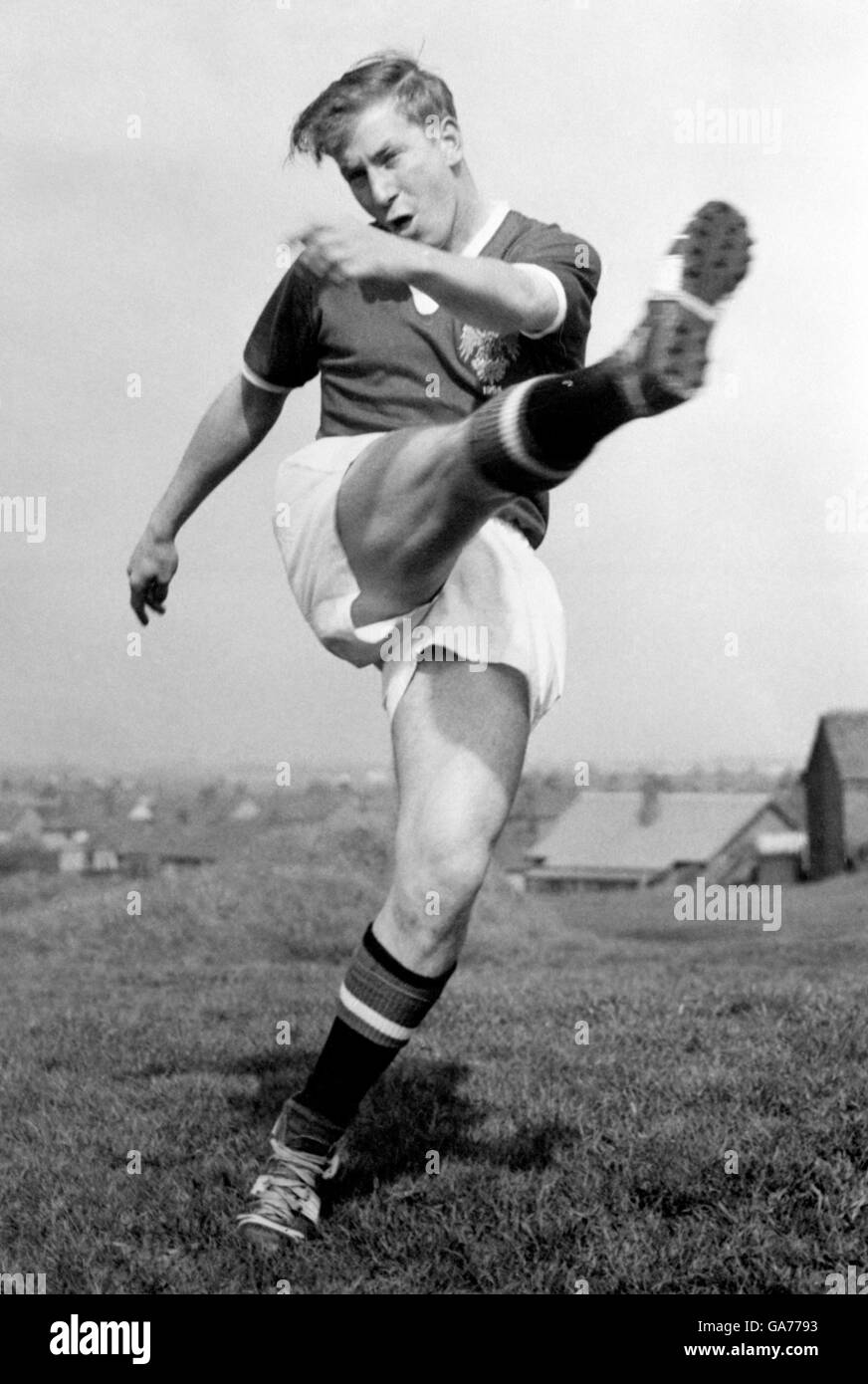 Bobby charlton Black and White Stock Photos & Images - Alamy