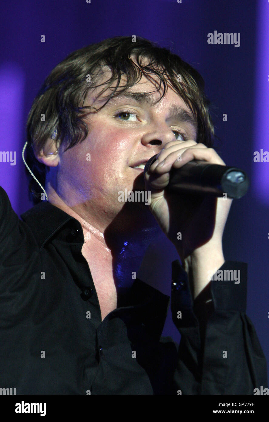 Keane perform onstage at The O2 Arena in east London Stock Photo - Alamy