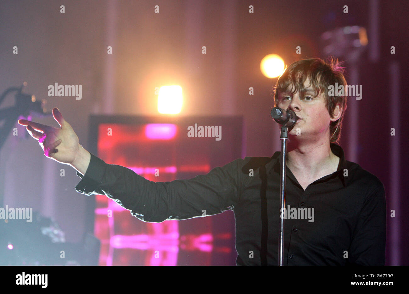 Keane in concert - The O2 Arena - London Stock Photo - Alamy