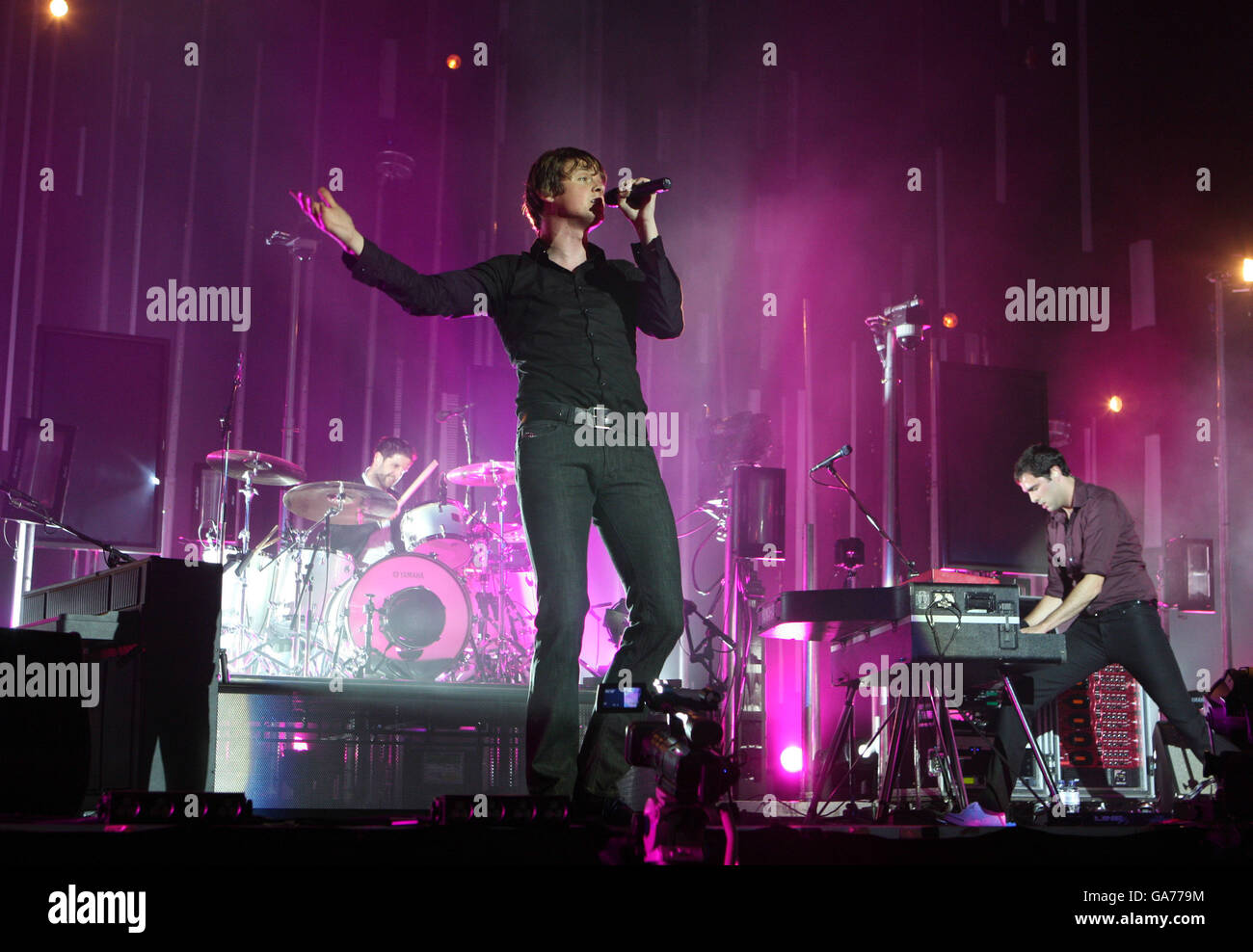 Keane in concert - The O2 Arena - London Stock Photo - Alamy