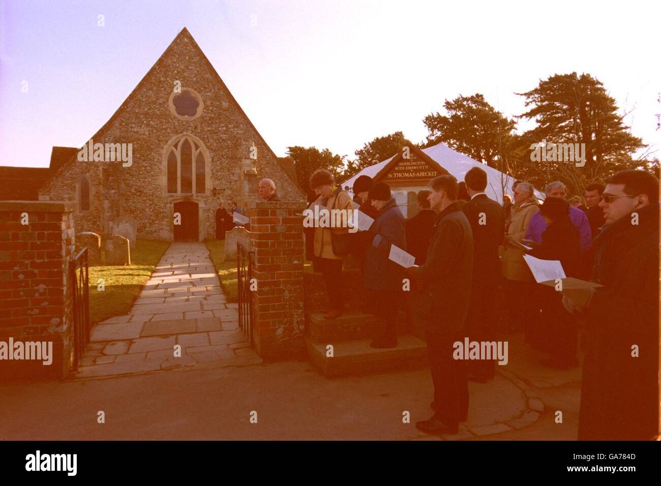 Sailing, Peter Blake Funeral. Mourners gather at Peter Blake's funeral ...