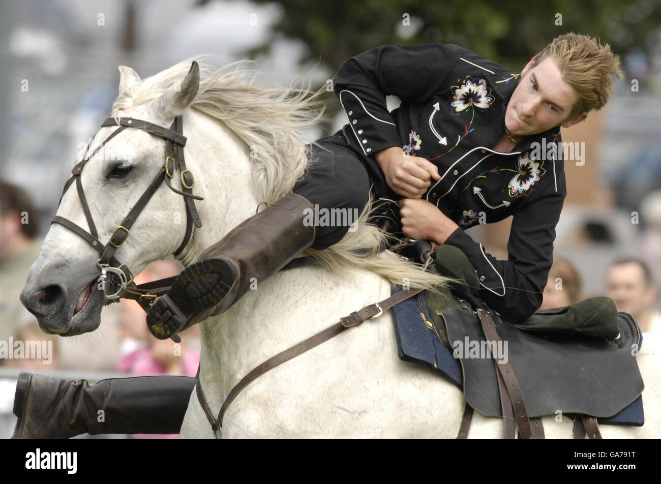The Devil's Horsemen perform during the Glasgow Show 2007 Stock Photo ...