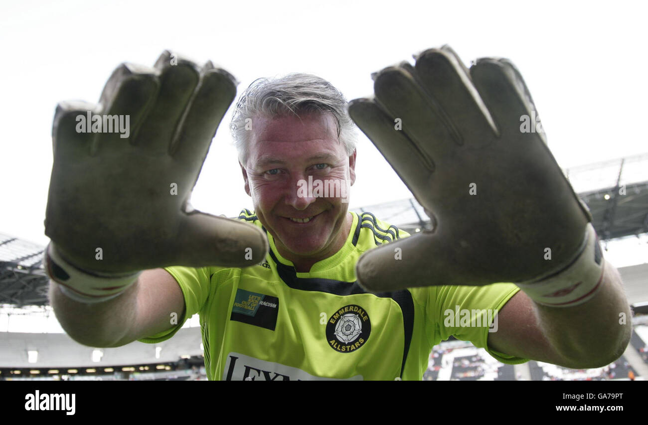 During alan ball memorial cup football match stadium hi-res stock ...