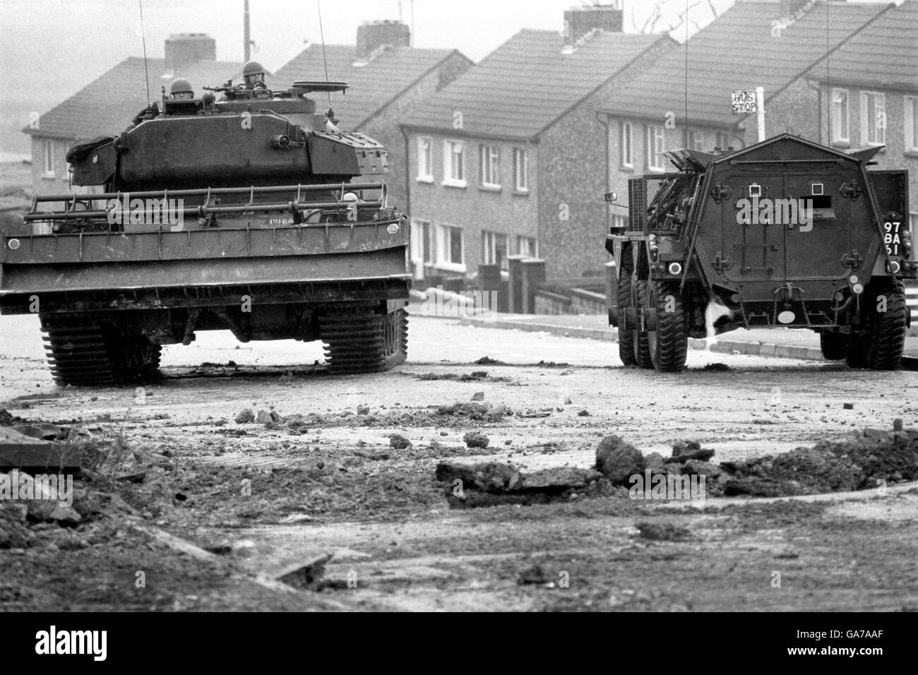 Northern Ireland - Operation Motorman Stock Photo - Alamy