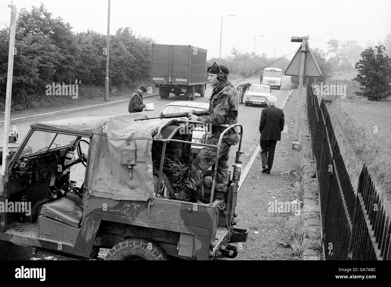 Northern Ireland - Operation Motorman Stock Photo - Alamy
