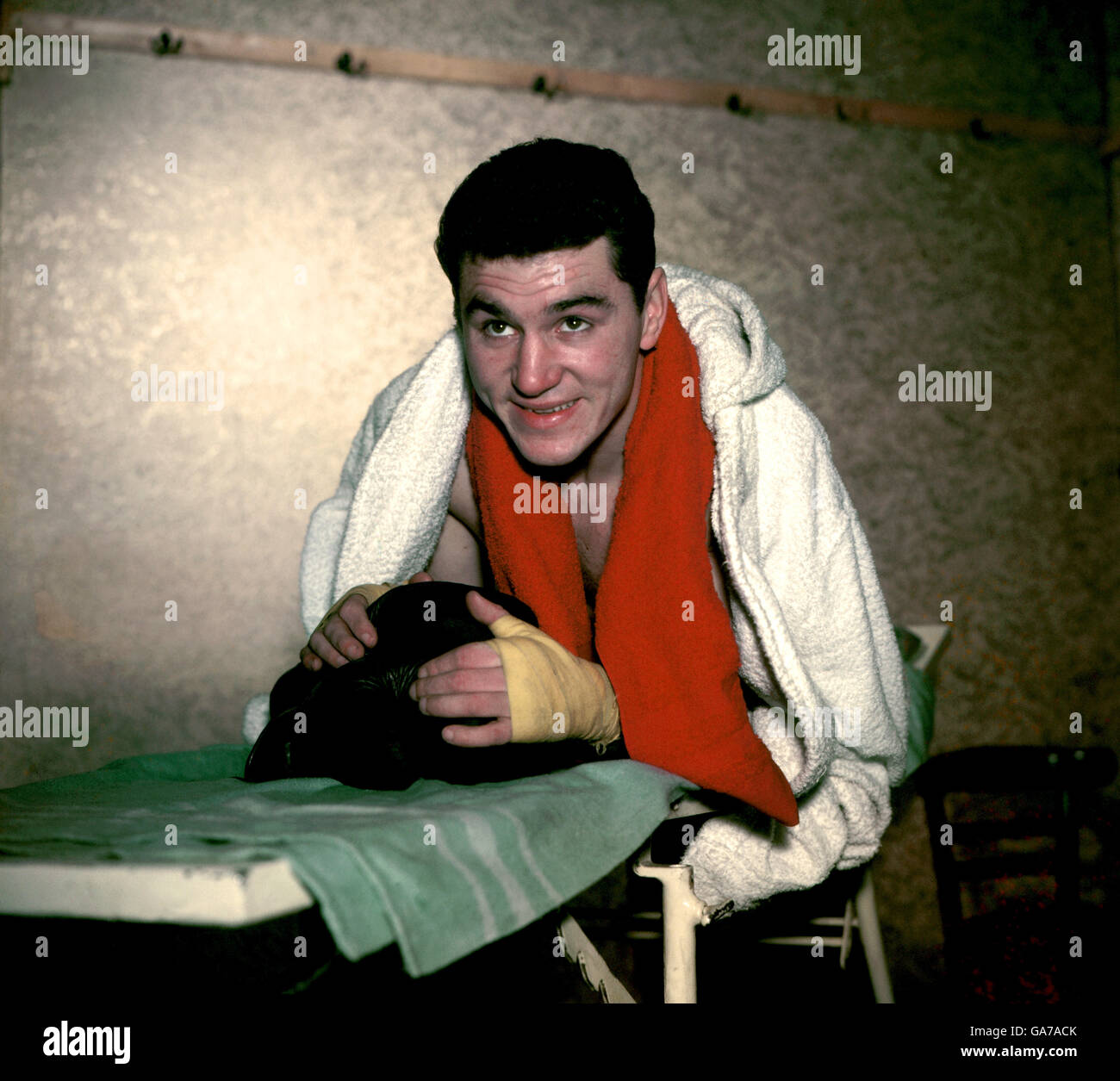 South african light heavyweight boxer bobby neil hi-res stock ...