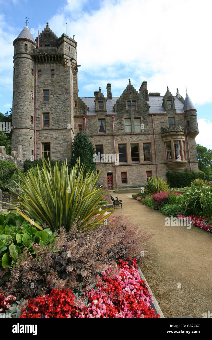 A general view of belfast castle hi-res stock photography and images ...