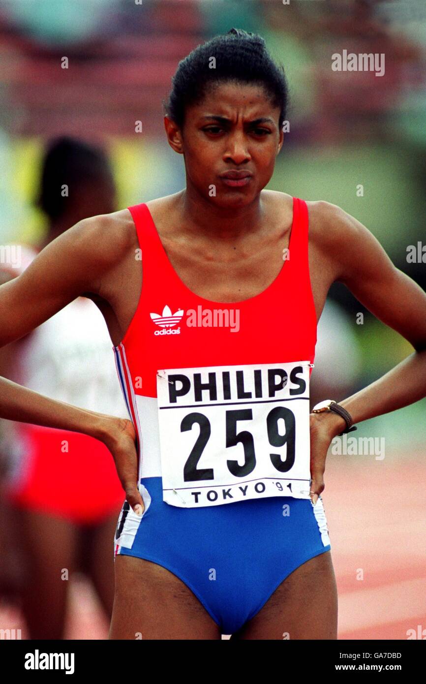 Athletics - World Championships Tokyo 1991 - Women's 400m Final Stock Photo - Alamy