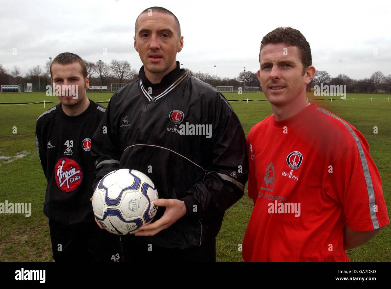 Charlton Athletic's Irish players Adrian Deane, Dean Kiely and Mark ...