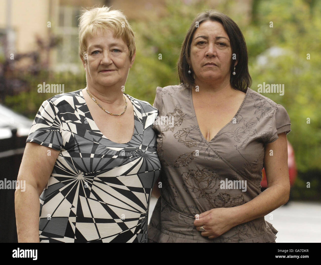 (left to right) Rosemary Doyle and Marie Murray who's family members ...