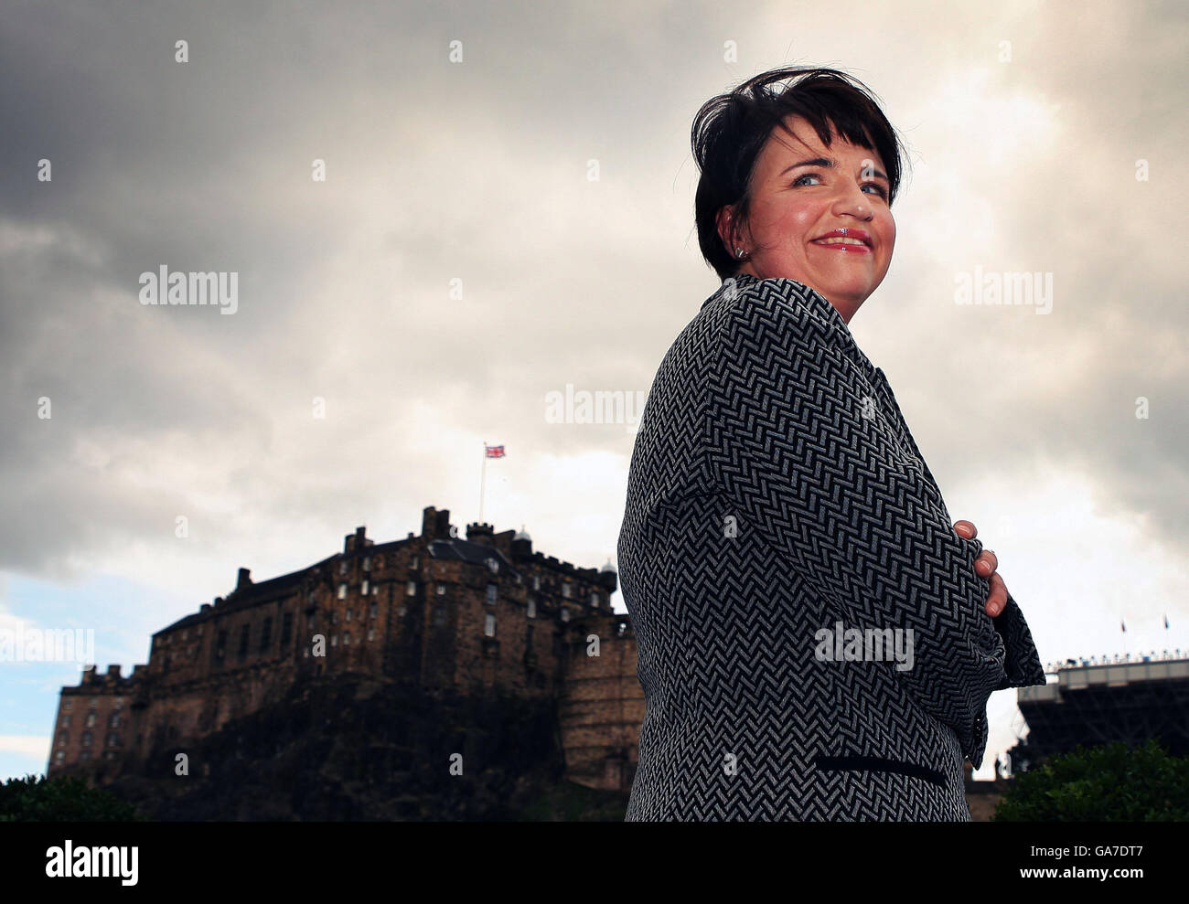 Wendy Alexander at the Apex Hotel Edinburgh after announcing details of ...