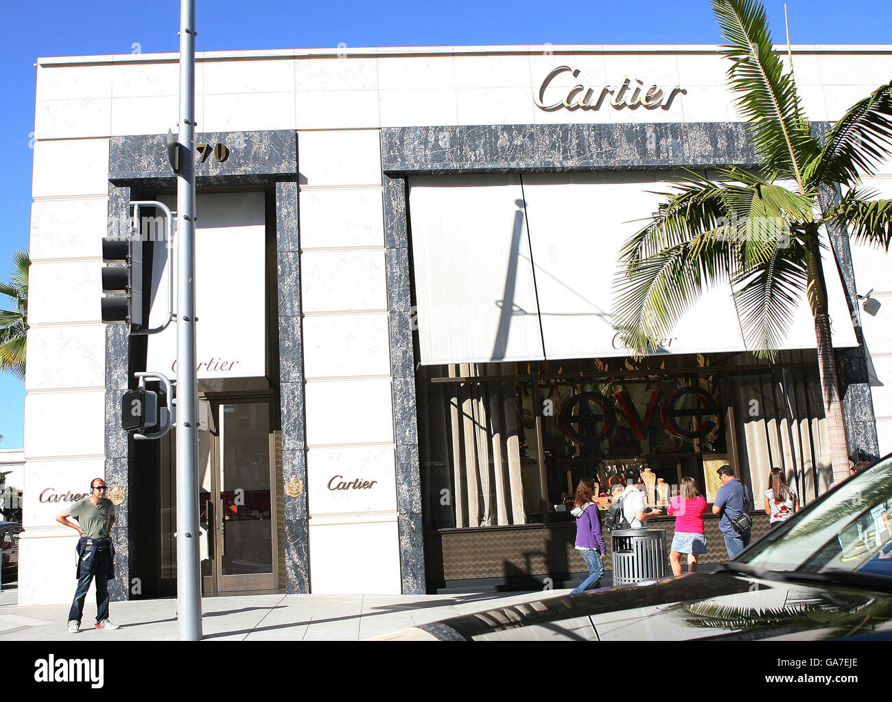 The Cartier shop on Rodeo Drive in Hollywood Stock Photo - Alamy
