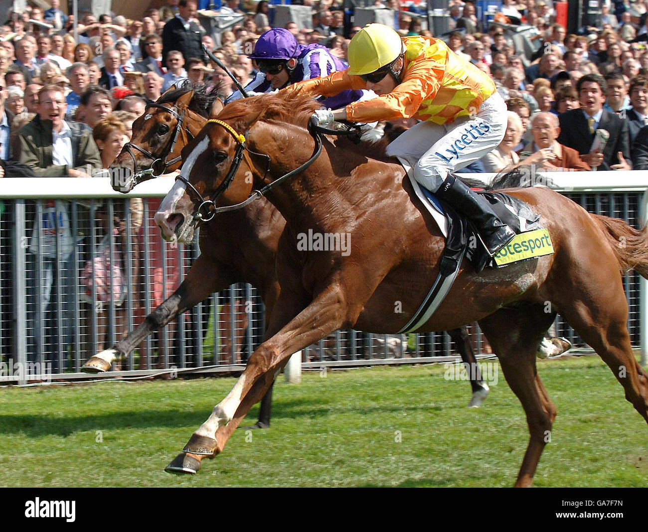 Horse Racing - Ebor Festival - Ladies Day - York Racecourse Stock Photo ...