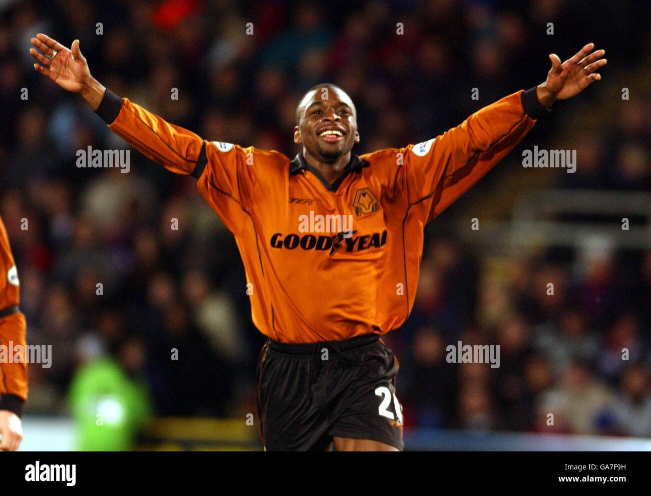 Wolverhampton wanderers shaun newton celebrates his goal against ...