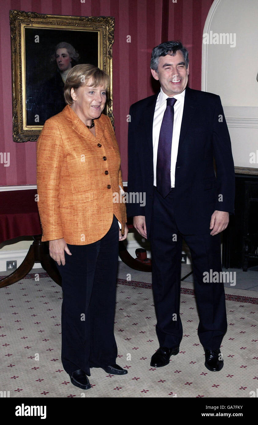 Angela merkel smiling portrait hi-res stock photography and images - Alamy