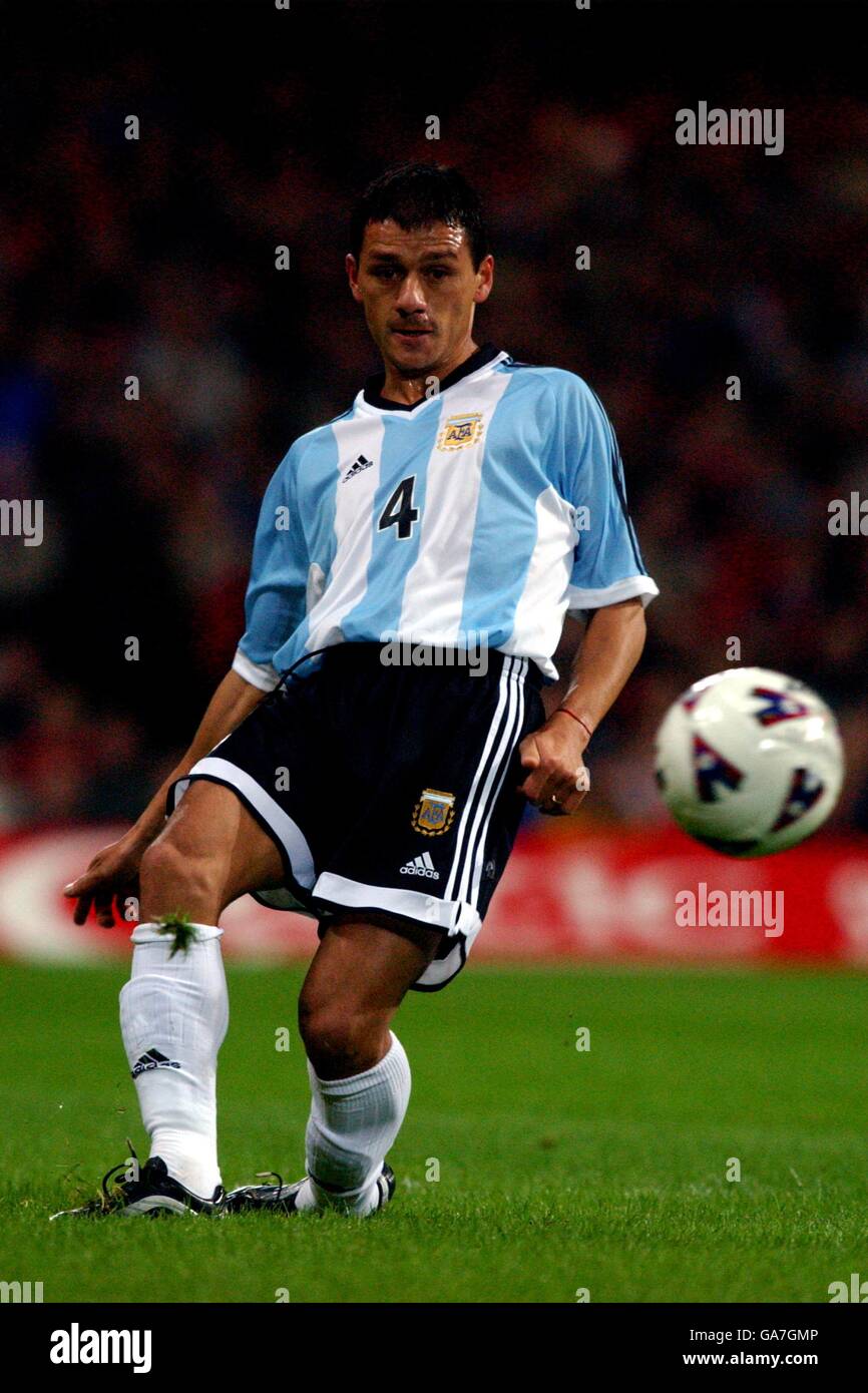 International Soccer - Friendly - Wales v Argentina. Nelson Vivas ...