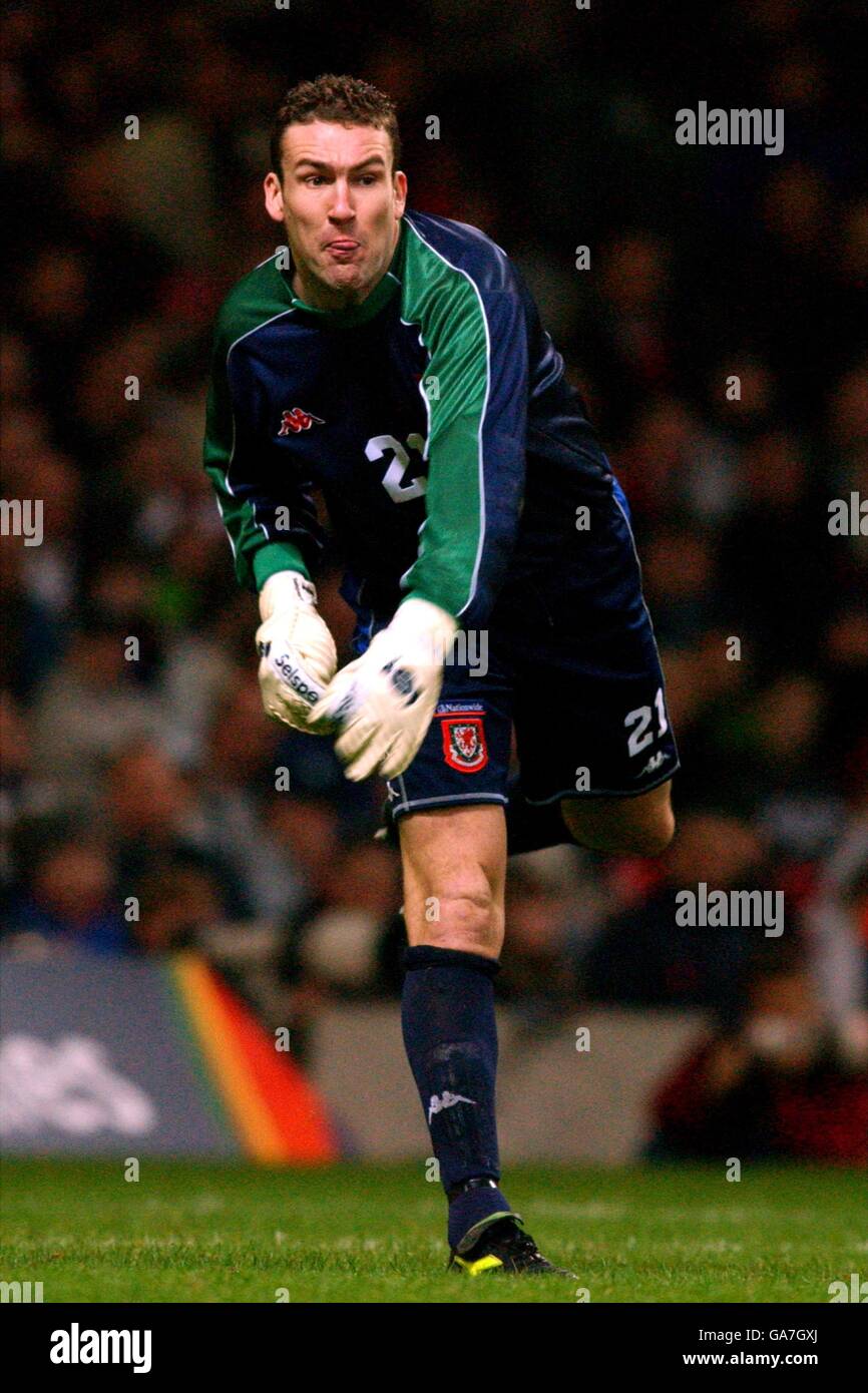 International Soccer - Friendly - Wales v Argentina. Wales' goalkeeper ...