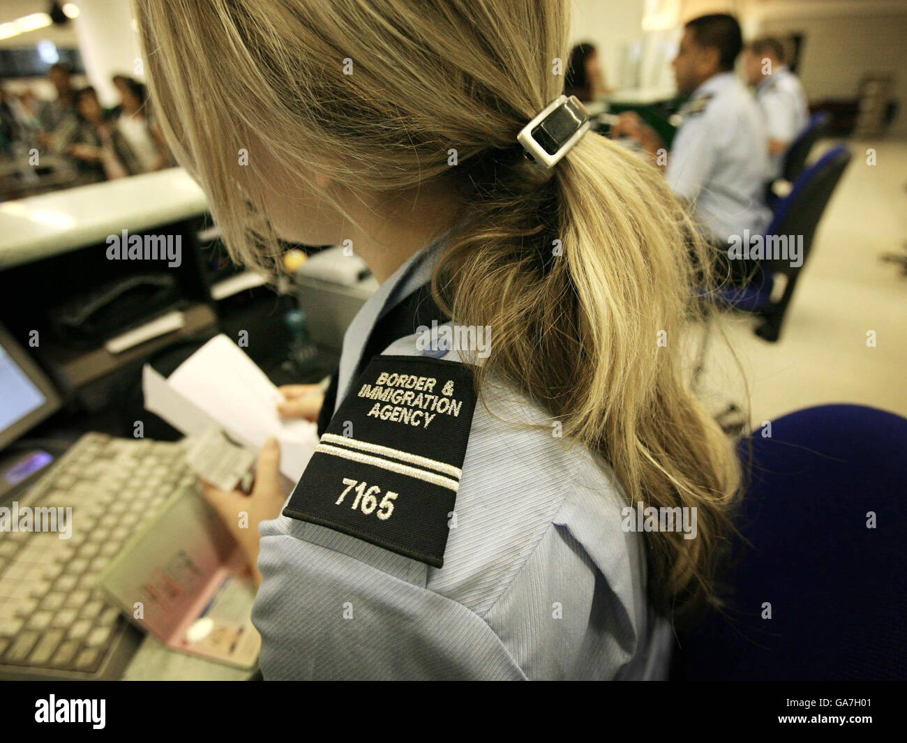 New border control uniforms Stock Photo - Alamy