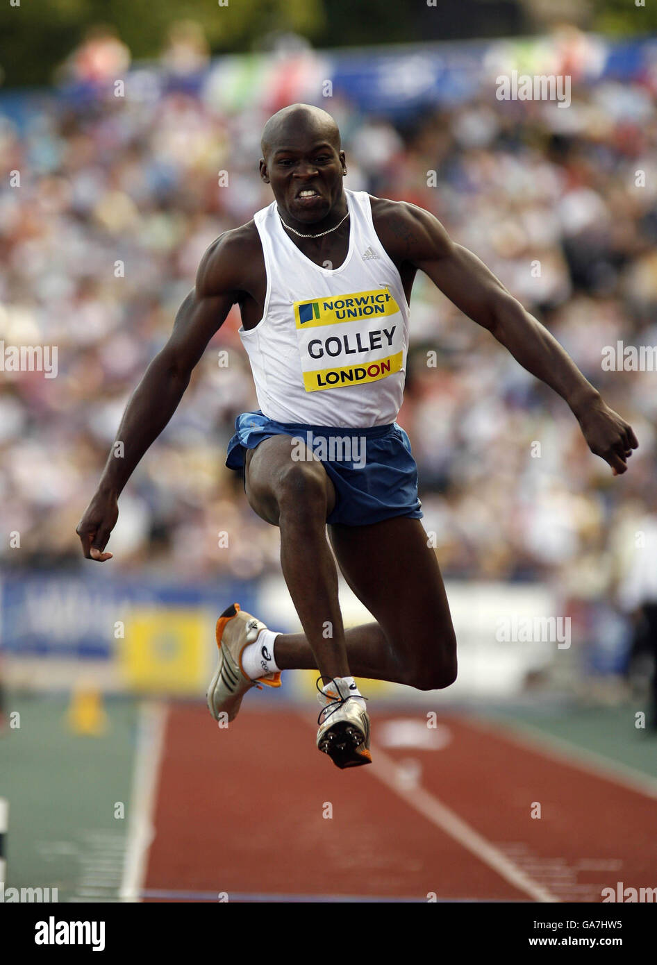 Great Britains Julian Golley in action during the Men's Triple Jump in ...