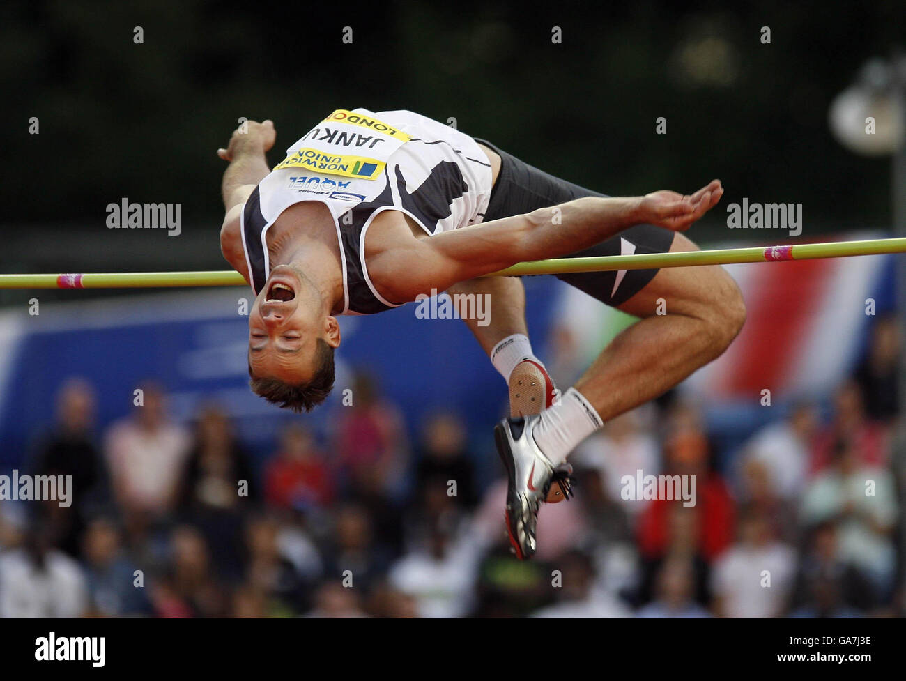 Thomas Janku in action during the Men's High Jump during the Norwich ...