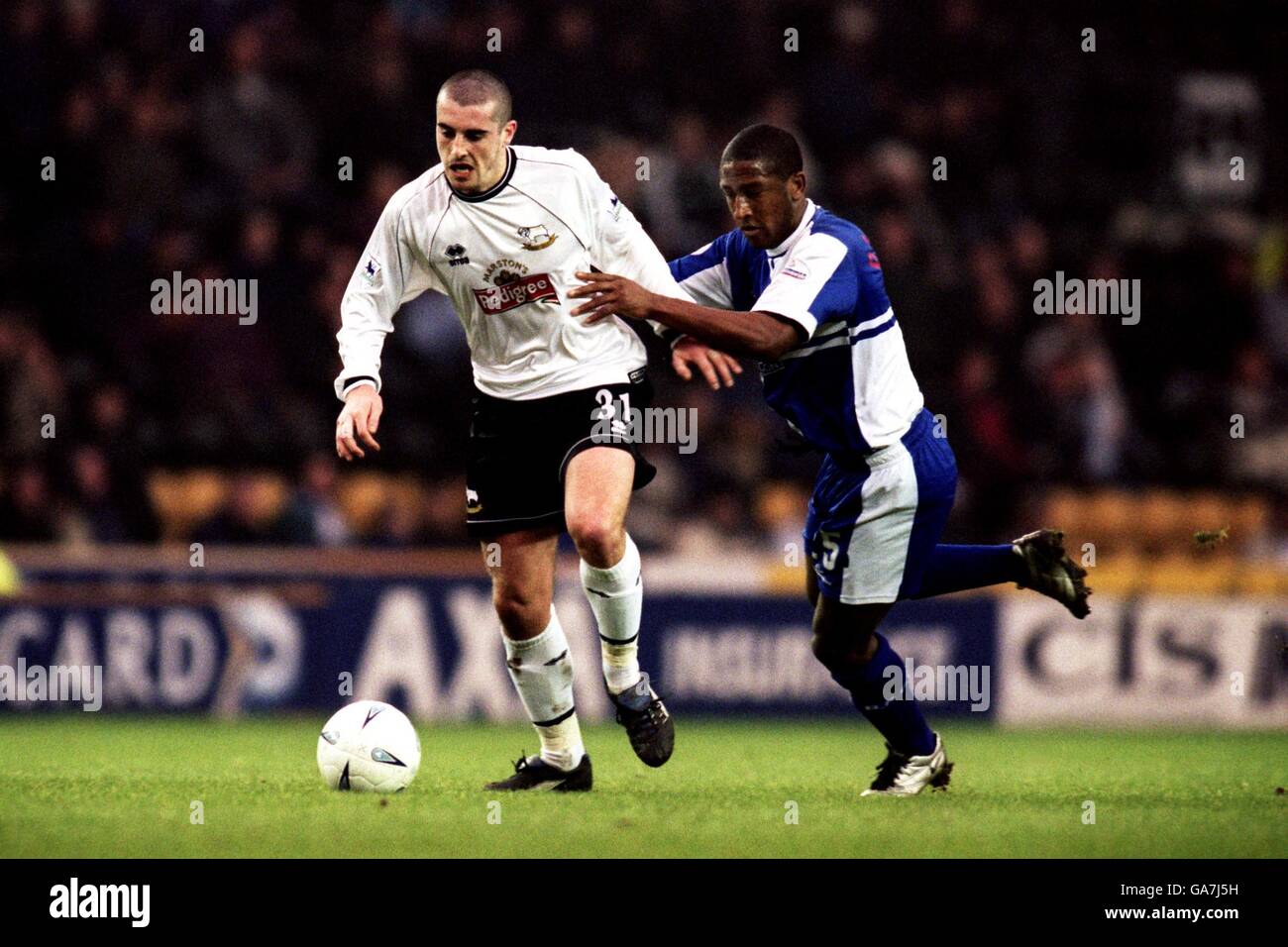 Derby countys adam bolder is tracked bristol rovers plummer hi-res ...