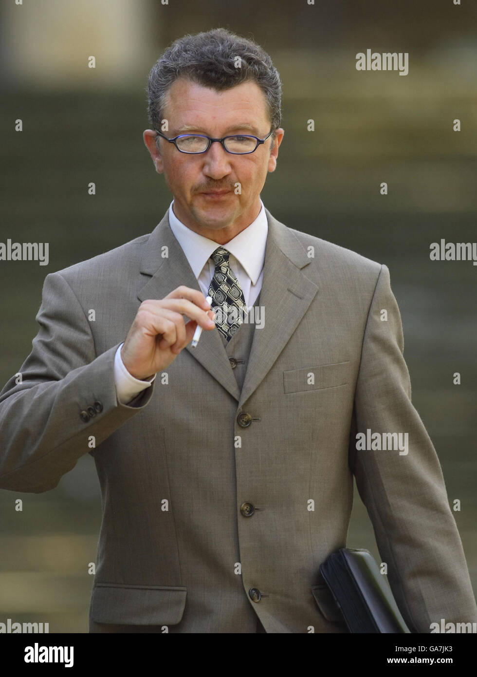 Sergeant Russell Price leaves Winchester Crown Court where he is ...