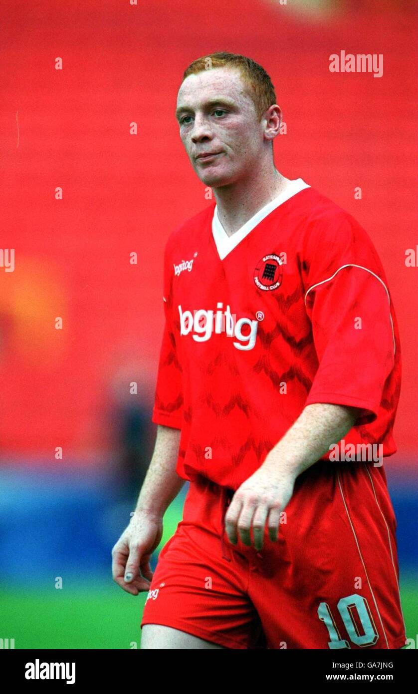 Soccer - Century FM Tournament - Gateshead v Hartlepool United Stock ...