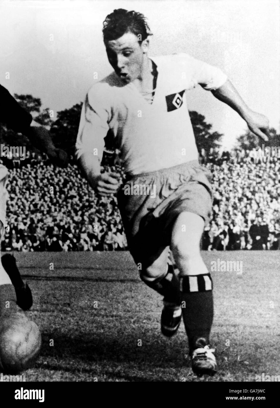 German Soccer - SV Hamburg. Uwe Seeler, SV Hamburg Stock Photo - Alamy