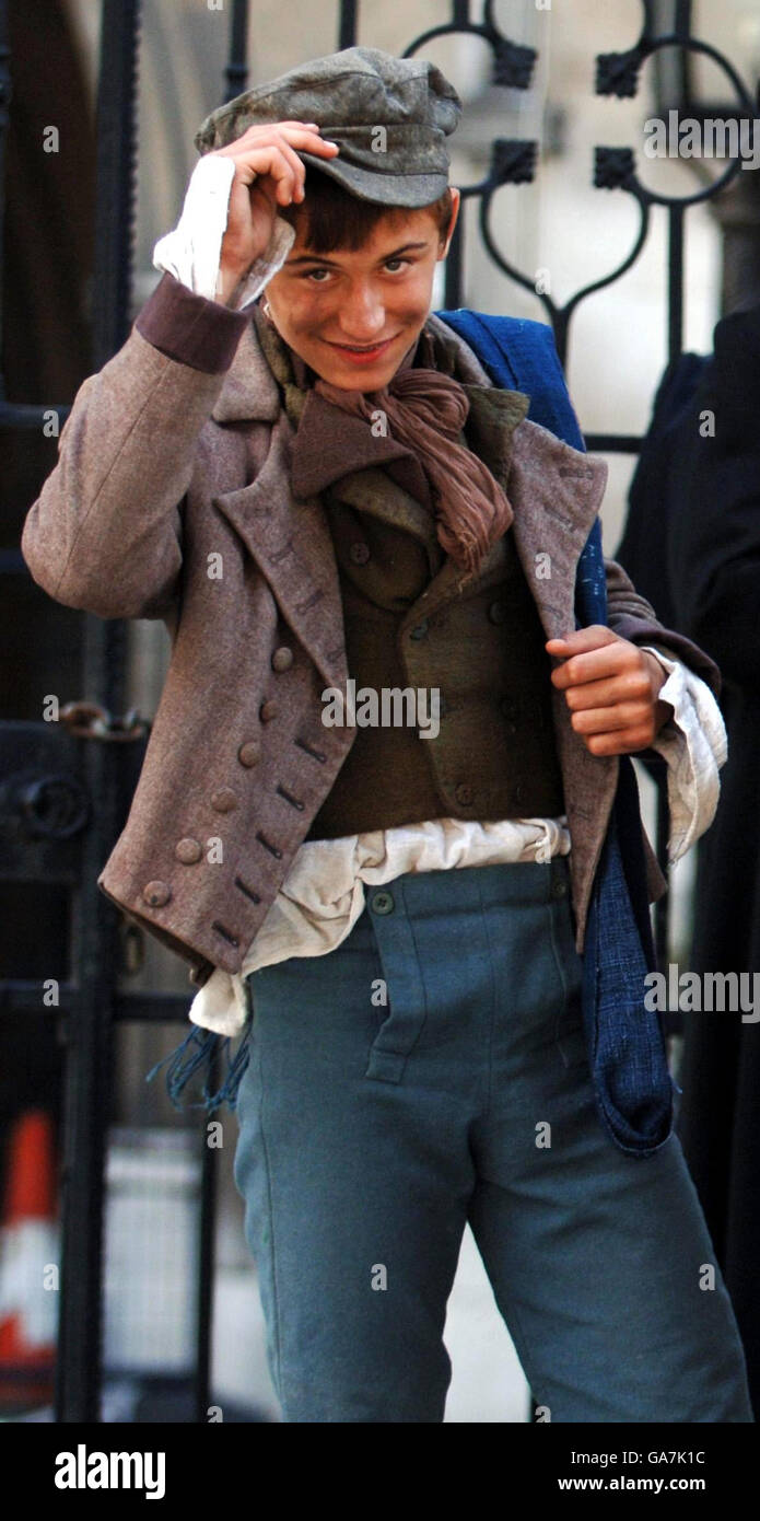Oliver Twist Filming - London Stock Photo - Alamy