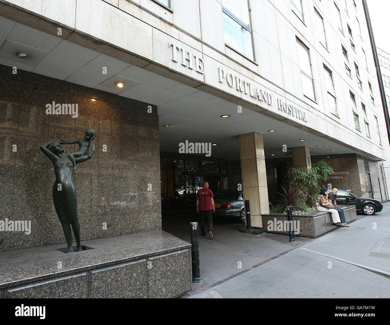 The Portland Hospital Stock Photo - Alamy