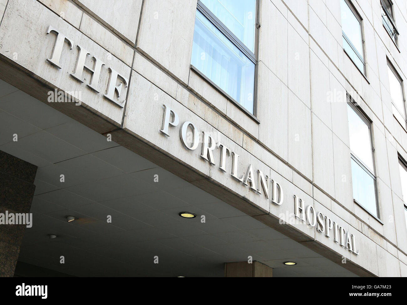 General View of The Portland Hospital for Women and Children in London ...