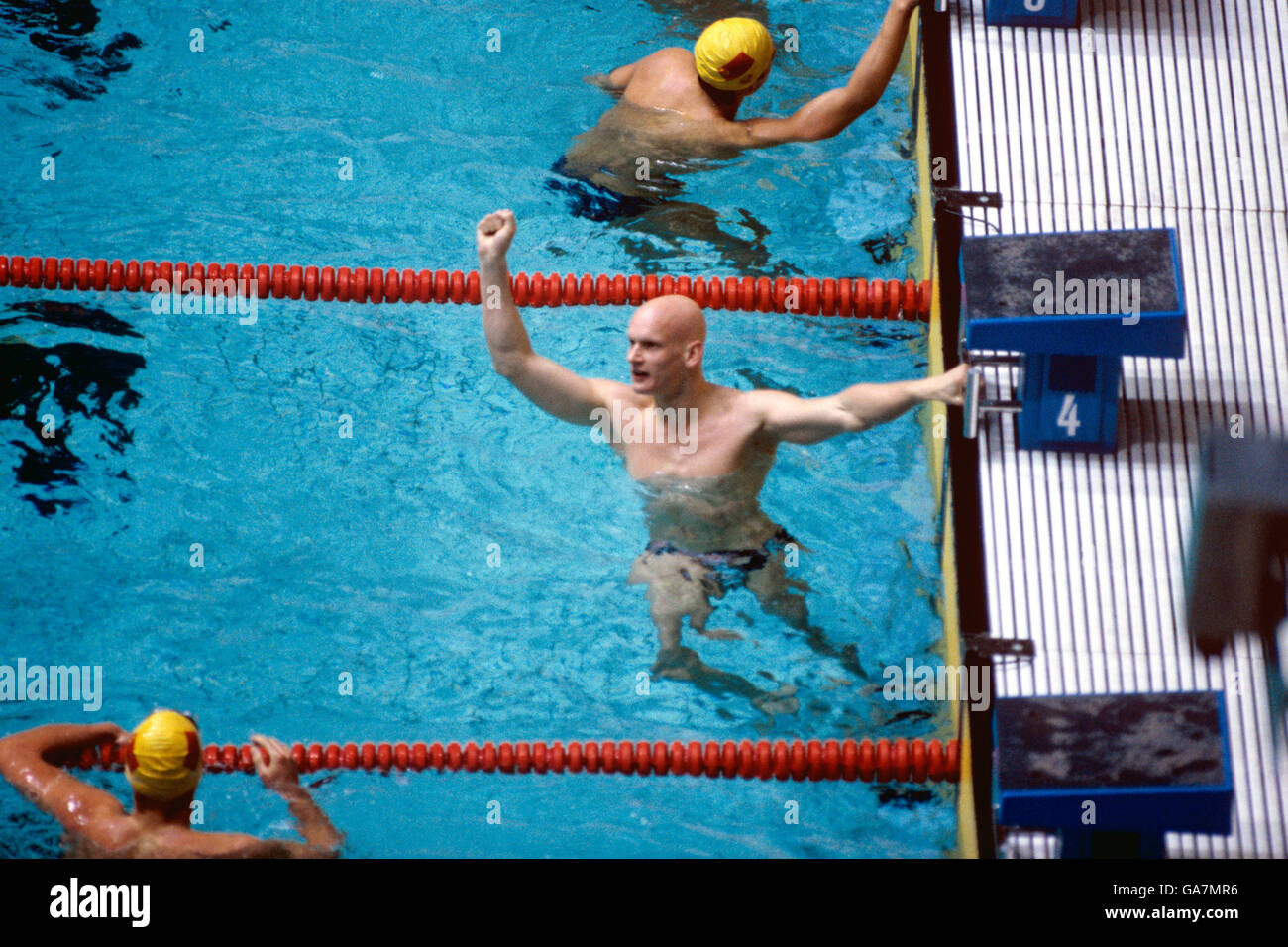Swimming - Moscow Olympic Games - Men's 100m Breaststroke Stock Photo ...