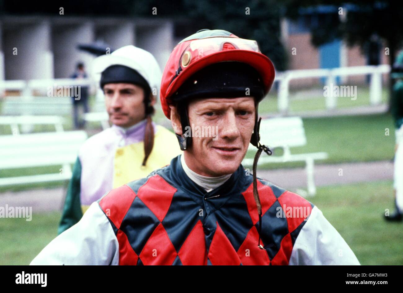 Horse Racing - Windsor. Jockey Richard Fox Stock Photo - Alamy