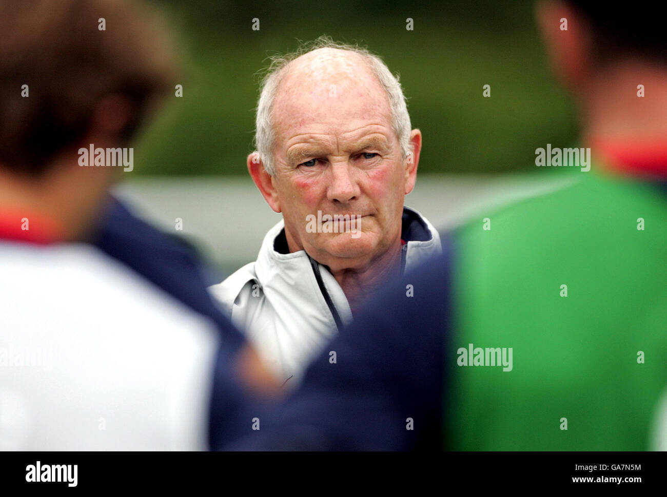 England coach brian during training session at bath university hi-res ...