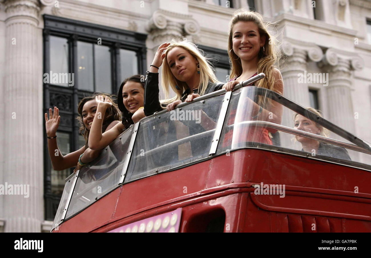 The actresses playing the real life BRATZ characters (left-right) Logan ...