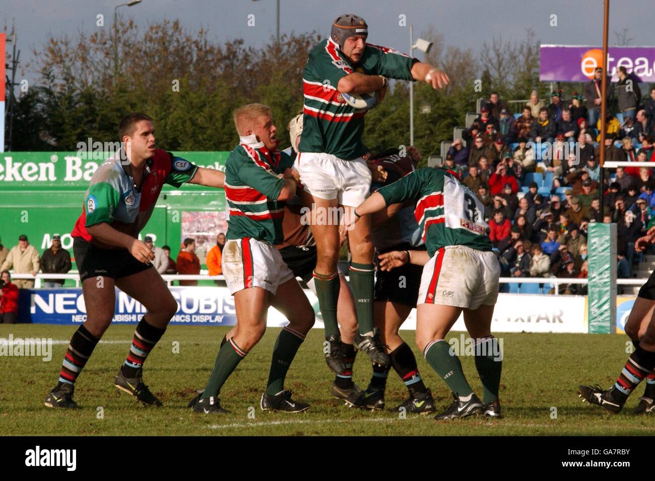 Rugby union action ben kay hi-res stock photography and images - Alamy