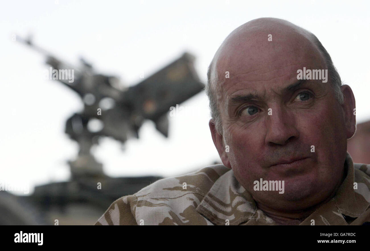 Chief of the General Staff General Sir Richard Dannatt after arriving ...