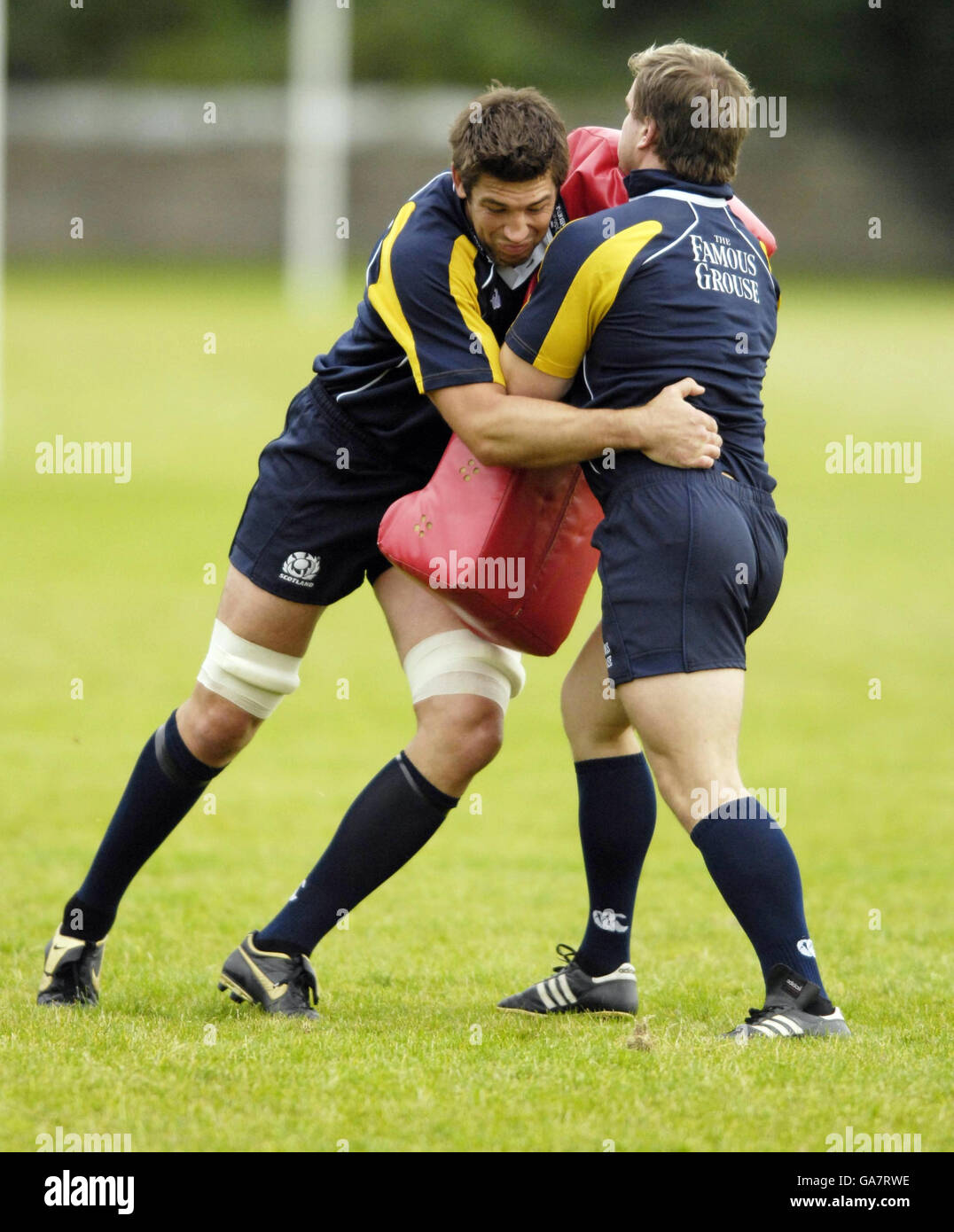 Rugby Union - Scotland Training Session - Murrayfield. Scotland's ...