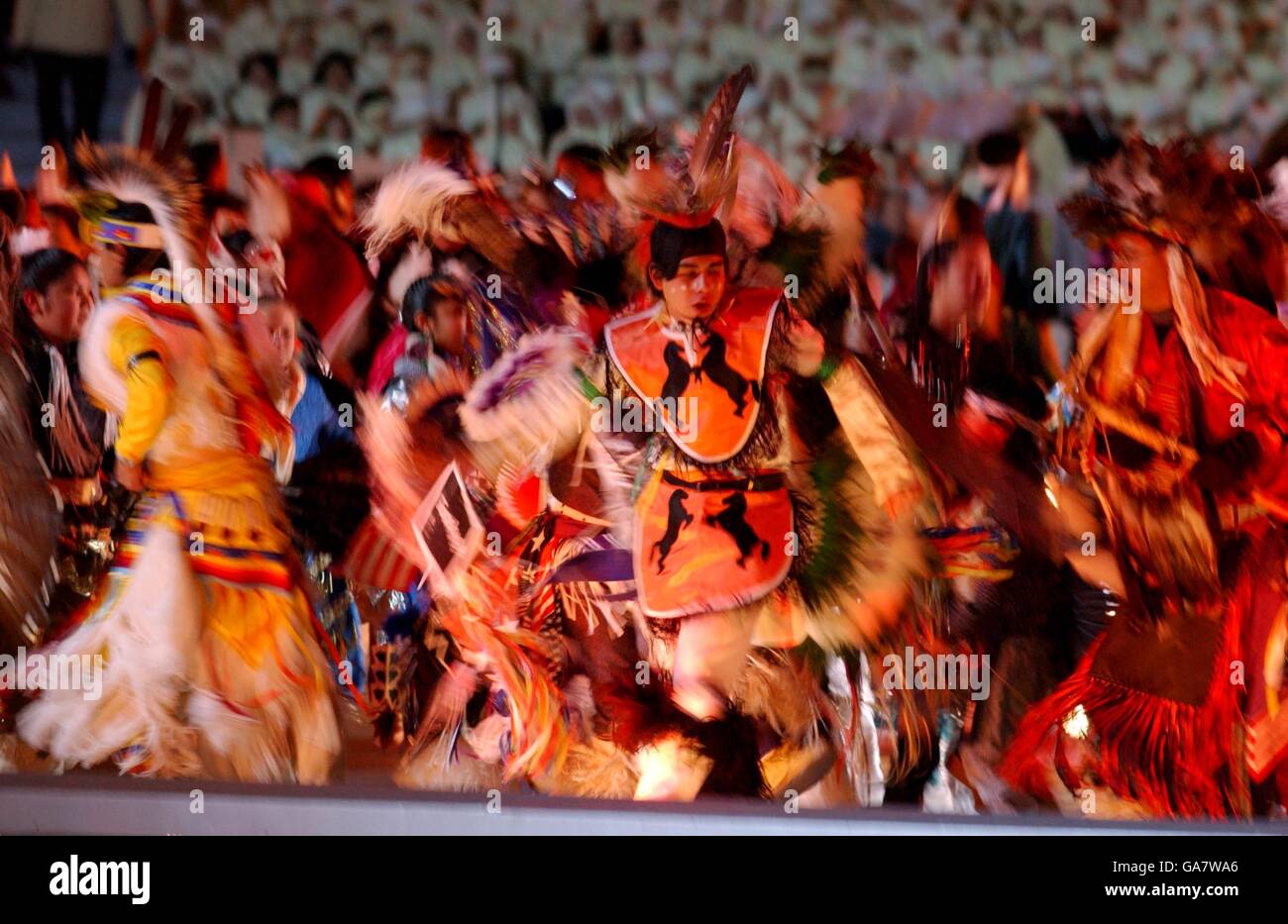 Winter Olympics - Salt Lake City 2002 - Opening Ceremony Stock Photo ...