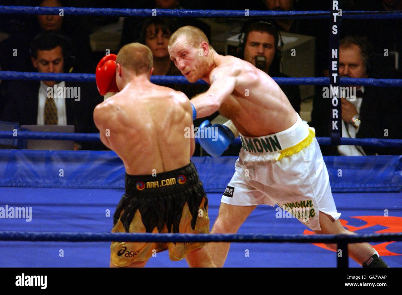 Boxing - MEN Arena. Eamonn Magee from Ireland gets the better of Jon ...