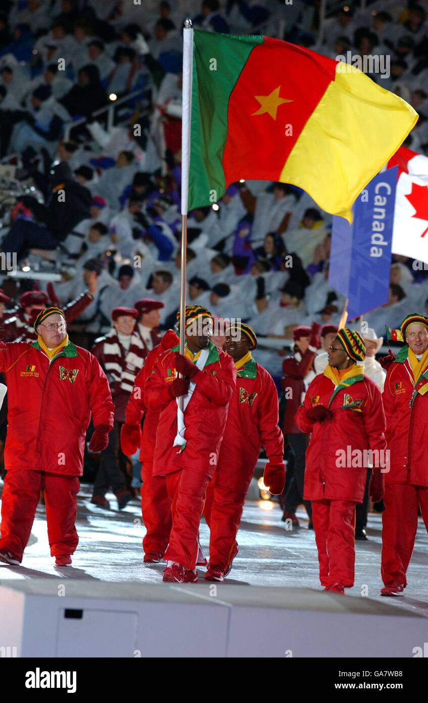 Winter Olympics - Salt Lake City 2002 - Opening Ceremony Stock Photo ...