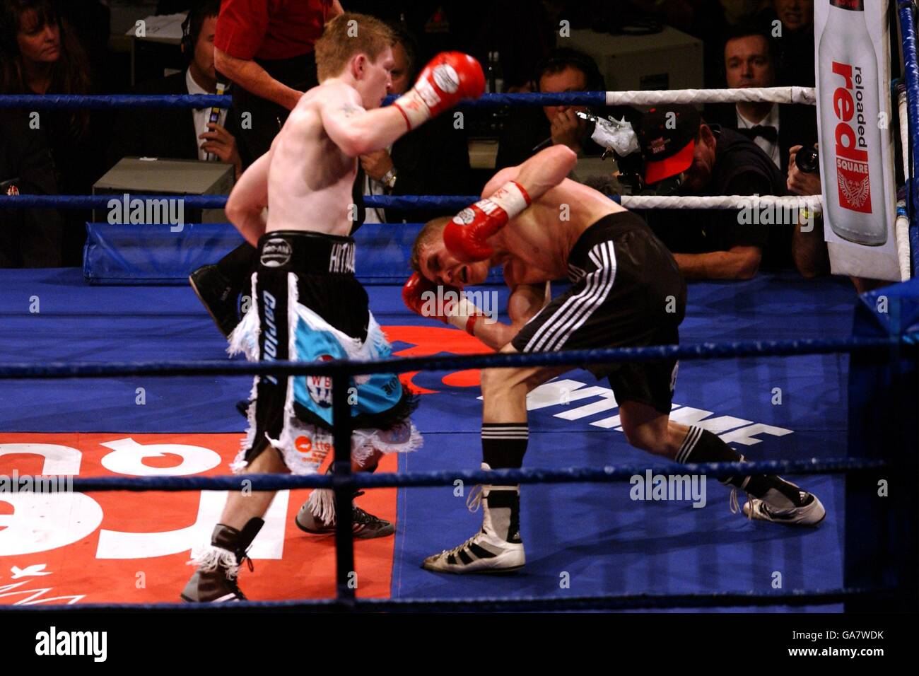 Boxing - MEN Arena. England's Ricky Hatton throws a undercut against ...